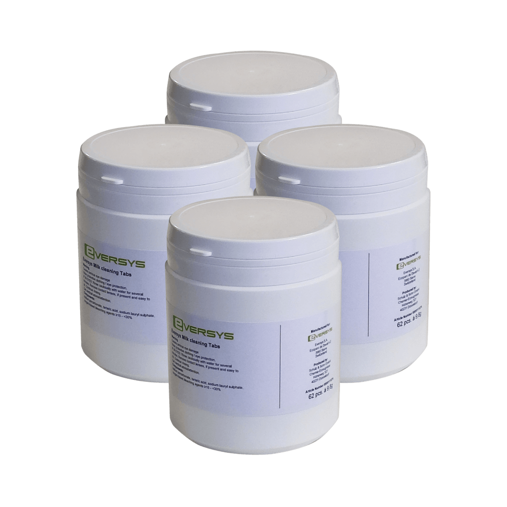 Eversys UK - Eversys Milk Cleaning Tablets (4 X 62 Tablets)